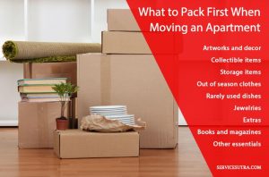 What to Pack First When Moving an Apartment with Packing Sequence